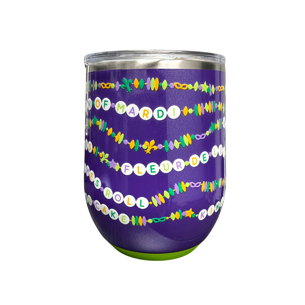SWIG 12oz My Mardi Gras Era Stemless Wine Cup (Each) – Mardi Gras Spot