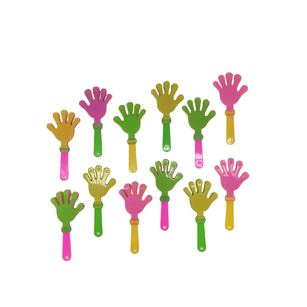 7.5" Hand Clapper Assorted Color (Dozen) – Mardi Gras Spot