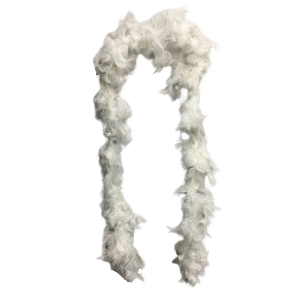 6 FT LED White Feather Boa with Multicolor LEDs, 3 Functions (Each ...