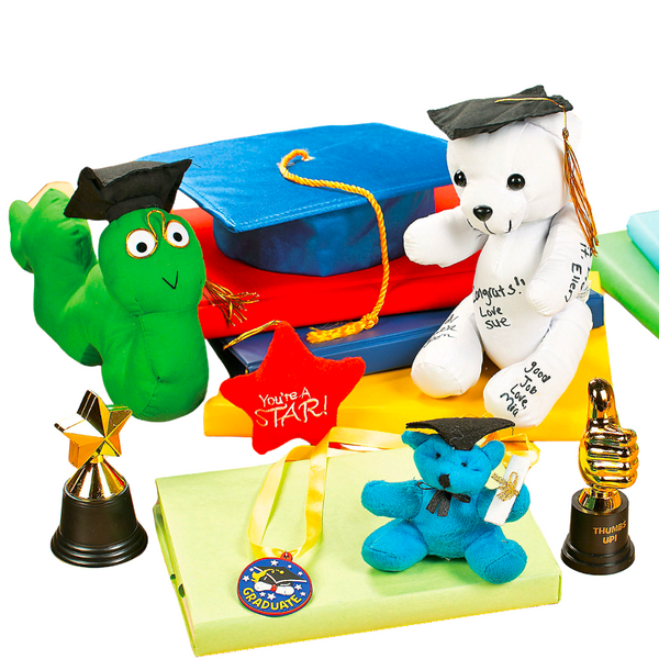 12" Graduation Autograph Plush Bear (Each) – Mardi Gras Spot