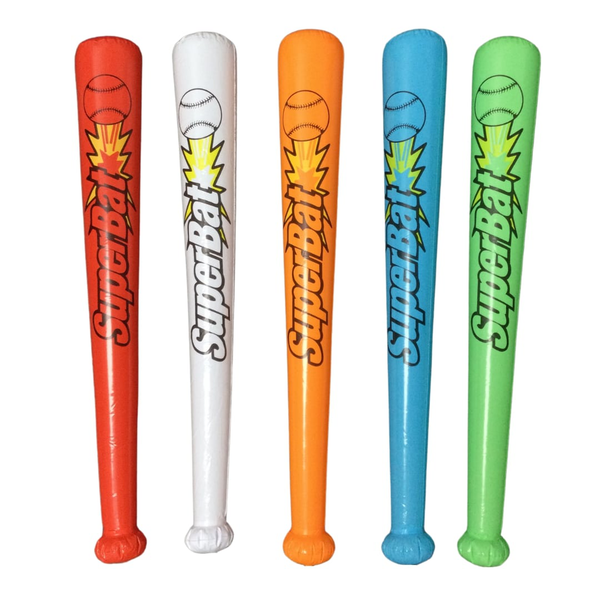 33" Inflatable Baseball Bat - Assorted Colors (Each) – Mardi Gras Spot