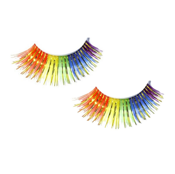 Rainbow Eyelashes (Pair) – Mardi Gras Spot
