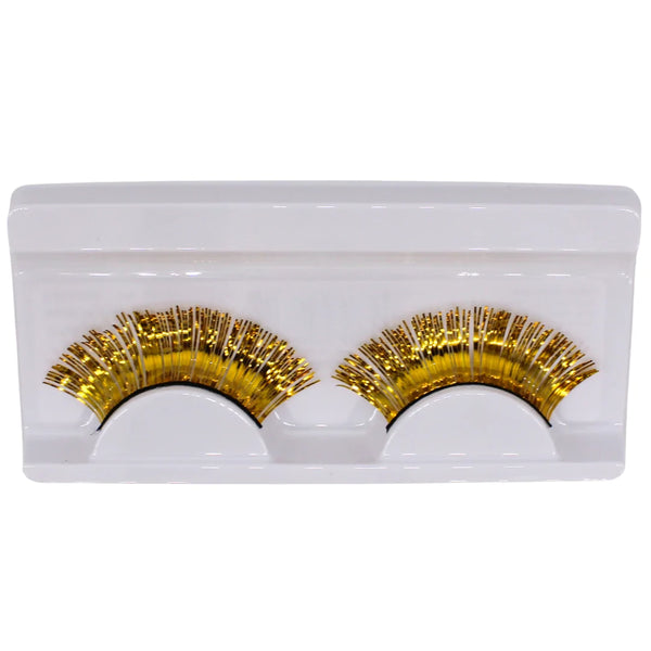 Gold Eyelashes (Pair) – Mardi Gras Spot